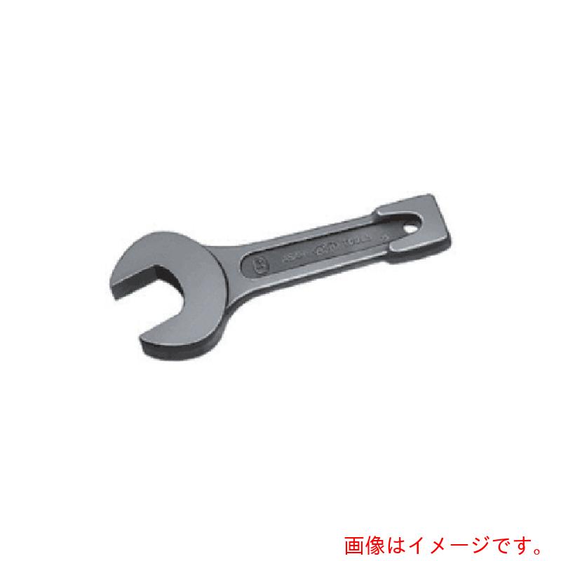 特長 ●柄の後部穴にロープを通し引っ張りながら打撃部をハンマーで叩いて増し締めしたり、錆びついたボルト・ナットの緩め作業に最適です。 ●材質はクロムバナジウム鋼で、衝撃を考慮した硬度施工でJIS強力級スパナの2.5倍以上の強度をもった強靭な...