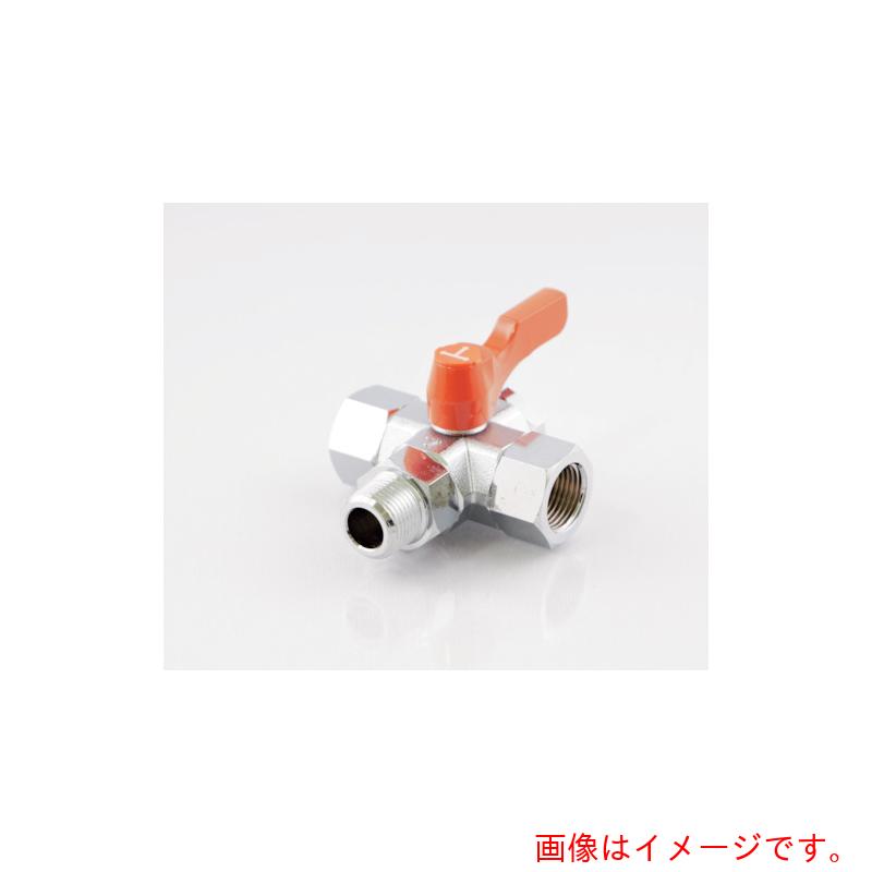 特長 ●Tポートの三方弁となります。 ●T字方向の流量の切替が可能です。 ●分水・混水にも対応可能です。 仕様 ●高さ(mm)：47 ●使用流体：水、空気、油（材質に悪影響のない流体） ●接続口径D1：PT1/2 ●接続口径D2：PT1/2...