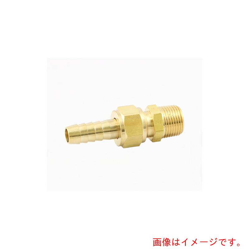 特長 ●ホースとネジの接続に 用途 ●ホース用継手。 仕様 ●接続口径：R3/8 ●接続口径D：R3/8 ●接続口径(タケノコ外径)(mm)：12.7 ●使用流体：水・空気・油 ●タイプ：ホースジョイント ●六角対辺(mm)ナット：24 ●...