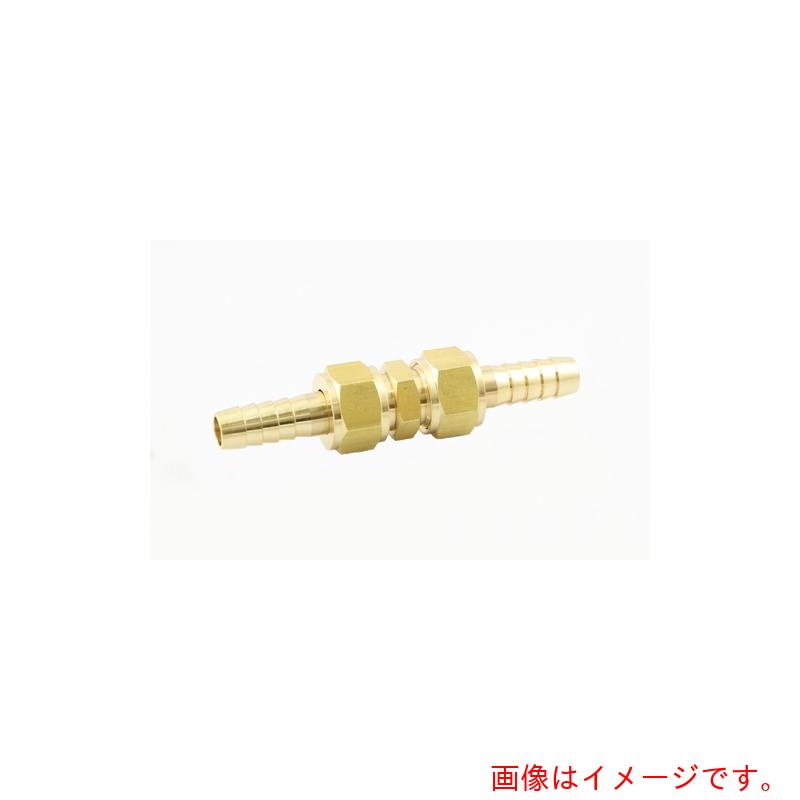 特長 ●ホースとネジ配管の接続 用途 ●ホース用継手。 ●ホースとホースの接続に。 仕様 ●接続口径(タケノコ外径)(mm)：9.0 ●使用流体：水・空気・油 ●タイプ：両口ホースジョイント ●六角対辺(mm)ナット：16 ●六角対辺(mm...