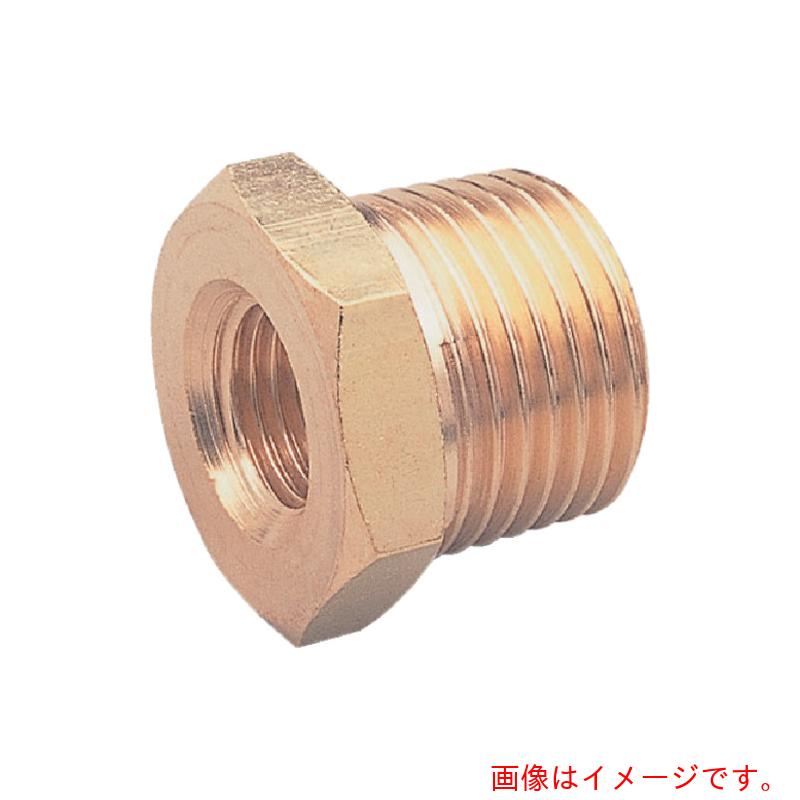特長 ●配管サイズの変換に 用途 ●ネジ用継手。 仕様 ●接続口径D：Rc3/8 ●接続口径D1：R1 ●接続口径D2：Rc3/8 ●六角対辺(mm)：35 ●使用流体：水・空気・油 ●タイプ：ブッシング ●最高使用圧力(MPa)：6.90...