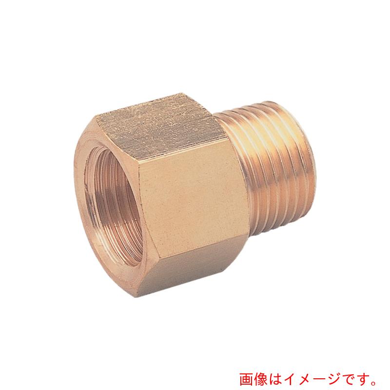 特長 ●内、外ネジの接続に使用します。 用途 ●ネジ用継手。 仕様 ●接続口径D1：R3/4 ●接続口径D2：Rc3/4 ●六角対辺(mm)：32 ●使用流体：水・空気・油 ●タイプ：内外ソケット ●最高使用圧力(MPa)：6.90 ●ねじ...