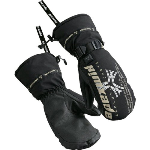 特長 ●ヒーターバッテリー付のミトンです。 用途 ●寒い日に。 仕様 ●色：ブラック ●サイズ：フリー ●稼働時間目安：高温（約60℃）3時間/中温（約50℃）4時間/低温（約40℃）6時間） ●手首アジャスター ●バッテリーポケット ●グ...