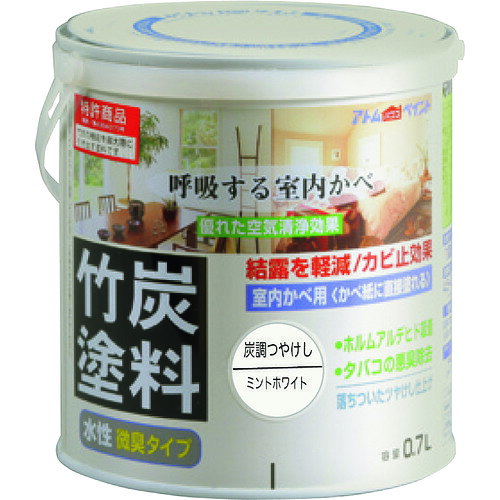 特長 ●薬剤の力ではなく、竹炭の力で湿度調整効果・空気清浄効果が得られます。 ●竹炭入りなので、しっくいのような自然な仕上がり感です。 ●建築基準法対応製品：F☆☆☆☆です。 用途 ●トイレ、キッチン、洗面所、リビング、ビニールクロス、コン...