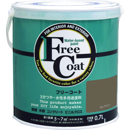 特長 ●つやを抑えた落ち着いた仕上がりの塗料です。 ●つや消しタイプより汚れに強く、メンテナンスが容易です。 ●屋外から屋内のかべ紙（ビニルクロス）まで幅広く塗れる多用途塗料です。 ●最大312色の取り揃え（0.7L、1.6L、3L）で、リ...
