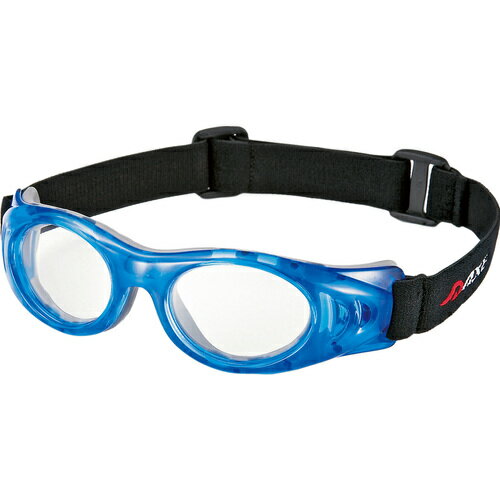 特長 ●簡単に装着できる調整ベルトに、衝撃性に優れたフレーム（TR-90）を採用。運動時の激しい動きにもズレることなく、お子様の目をしっかり守ります。 用途 ●球技全般 ●目の保護 仕様 ●レンズ色：クリア ●バンド色：ブラック ●フレーム...