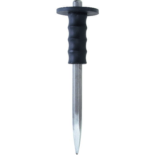 特長 ●グリップ付きなので打撃時のハンマーが直接手にあたることを防ぎ、安全です。 用途 ●硬化後のコンクリート、石材の表面修正、溝付け、穴あけ作業に。 仕様 ●全長(mm)：300 ●タガネ幅：19mm 材質 ●クロムバナジウム鋼 質量・質...