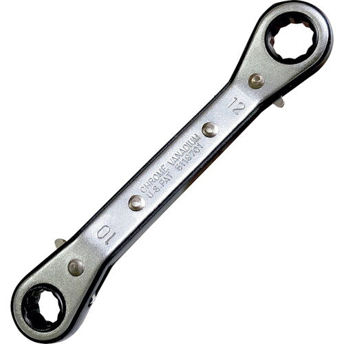 特長 ●ラチェット機構は爪の切換えだけでOKの簡単仕様です。 ●スパナよりも強度が高く、作業中の”滑り”や”はずれ”がありません。 ●ボルトやナットの全部の角に力がかかるので強力な締め付けが出来ます。 ●爪部は焼結合金を採用しており、従来品...