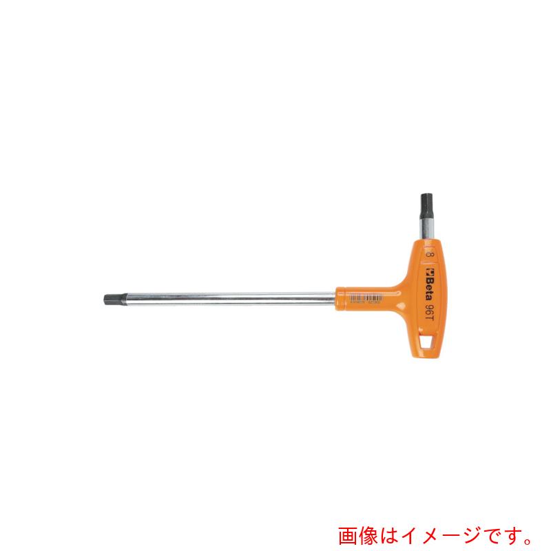 特長 ●T形ハンドルの六角棒レンチです。 ●人間工学に基づいたグリップは握りやすく、狭いスペースでも高トルクの締め付けを実現します。 ●軸は一体型でクロムメッキ仕上げです(先端を除く)。 仕様 ●全長(mm)：153 ●全幅(mm)：55 ...
