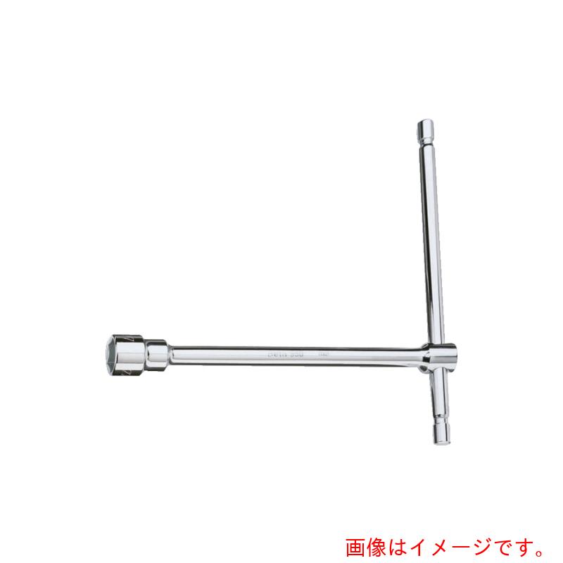 特長 ●早回しがしやすいT形ボックスレンチです。 ●ソケット部は6角形状です。 ●ハンドルはスライド可能で任意の位置に調整できます。 ●表面はクロムメッキ仕上げです。 仕様 ●対辺寸法(mm)：13 ●全長(mm)：244 ●全幅(mm)：...