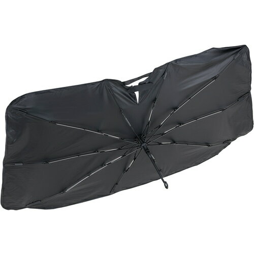 特長 ●カーボン調折りたたみ傘型サンシェード。 ●パッと開いて簡単にセットできます 仕様 ●色：ブラック ●幅(mm)：1350 ●長さ(m)：750 ●可視光線透過率(%)：99 ●UVカット率(%)：99 質量・質量単位 ●480.0g...