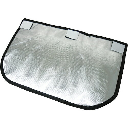 特長 ●マジックテープx3か所止めでヘルメットに簡単に装着可能 ●日差しもブロックするので熱中症対策にも最適。 仕様 ●外形寸法(mm)幅：150 ●外形寸法(mm)奥行：90 ●外形寸法(mm)高さ：50 ●セット内容：　アルミ防炎たれ　...