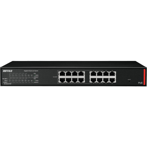 特長 ●VLAN・QoS・ポートミラーリング・ループ防止を搭載した、スマートLiteシリーズPoEモデルです。 ●Giga対応 16ポートです。(内PoEポート12ポート) ●PoE(IEEE802.3af/at)対応です。 ●電源内蔵メタ...