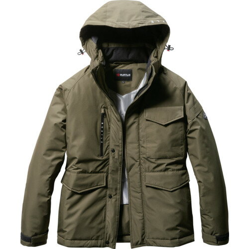 特長 ●2レイヤー高密度リップクロスを使用することで、耐水性、透湿性、防風性、撥水性すべてを網羅しています。 ●ライムリフレクター(反射材)を袖に配備し夜間の視認性をUPしています。 仕様 ●色：ミルスグリーン ●サイズ：L ●着丈(cm)...