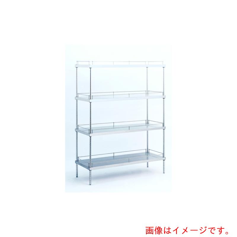 特長 ●細かな物の収納に最適なステンレスSUS430製落下防止柵付シェルフです 仕様 ●間口(mm)：1220 ●奥行(mm)：460 ●高さ(mm)：1900 ●棚段数(段)：4 ●組立式 質量・質量単位 ●35.2kg 【メーカー名】（...