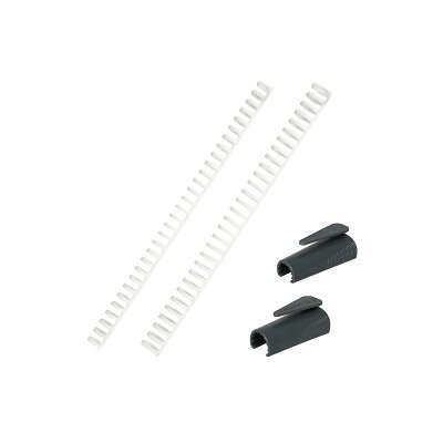 ●プラスチック製の「ルーズリング」。 ●ルーズリーフや穴のあいた用紙でオリジナルノートを作成可能。 ●リングをカットして様々なサイズの手帳にも対応。 ●最大製本サイズ： A4/30穴対応 ●カラー： ホワイト ●内容物： ジッパー10mm×...