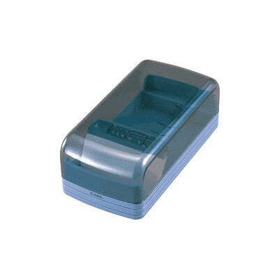 ●検索しやすいワイドオープン方式の名刺整理器。 ●見出しシール ●仕切り板1枚 ●カラー： ブルー ●名刺収容枚数： 600枚 ●本体サイズ： W99×L199×H73mm ●本体重量： 240g ●付属品： 見出しカード24枚（50音表示...