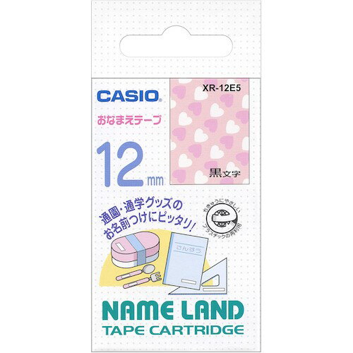特長 ●通園通学グッツのお名前つけに使用出来ます。 ●ネームランド専用テープカートリッジ 用途 ●ネームランド専用テープカートリッジ 仕様 ●テープ幅(mm)：12 ●テープ色：ハート ●テープ長さ(m)：4 ●文字色：黒文字 ●適合機種：...