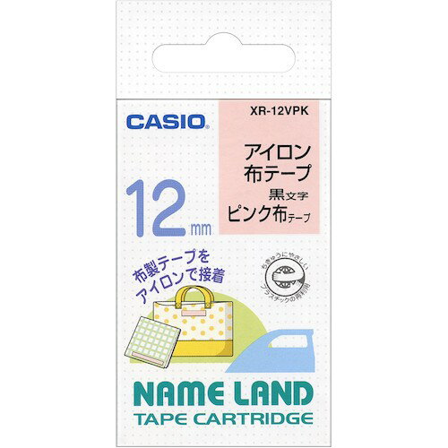 特長 ●アイロンを使用して、テープを布地に貼り付けることができます。 ●ネームランド専用テープカートリッジ 用途 ●ネームランド専用テープカートリッジ 仕様 ●テープ幅(mm)：12 ●テープ色：ピンク ●テープ長さ(m)：3.5 ●文字色...