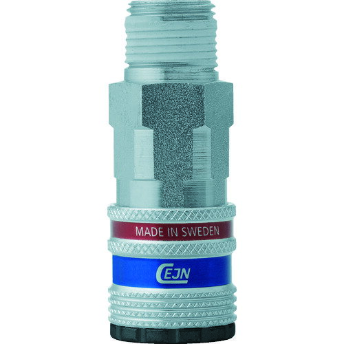 特長 ●残圧除去機能(パージ機能)により、分離時のホースの反動による事故を防止し、安全に取り外せます。 ●省エネ、作業効率化に貢献する大流量・低圧力損失設計です。 ●接続時はワンタッチ、分離時はスリーブを引くだけで自動的に残圧を除去可能な簡...