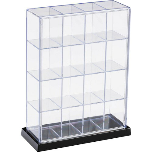 特長 ●透明なコレクションケースです。 ●フタ、仕切付です。 仕様 ●111×259×334Hmm ●蝶プラ　スクエアーL16 材質 ●スチロール樹脂 質量・質量単位 ●1322.0g 【メーカー名】蝶プラ工業（株） 【メーカー品番】560812