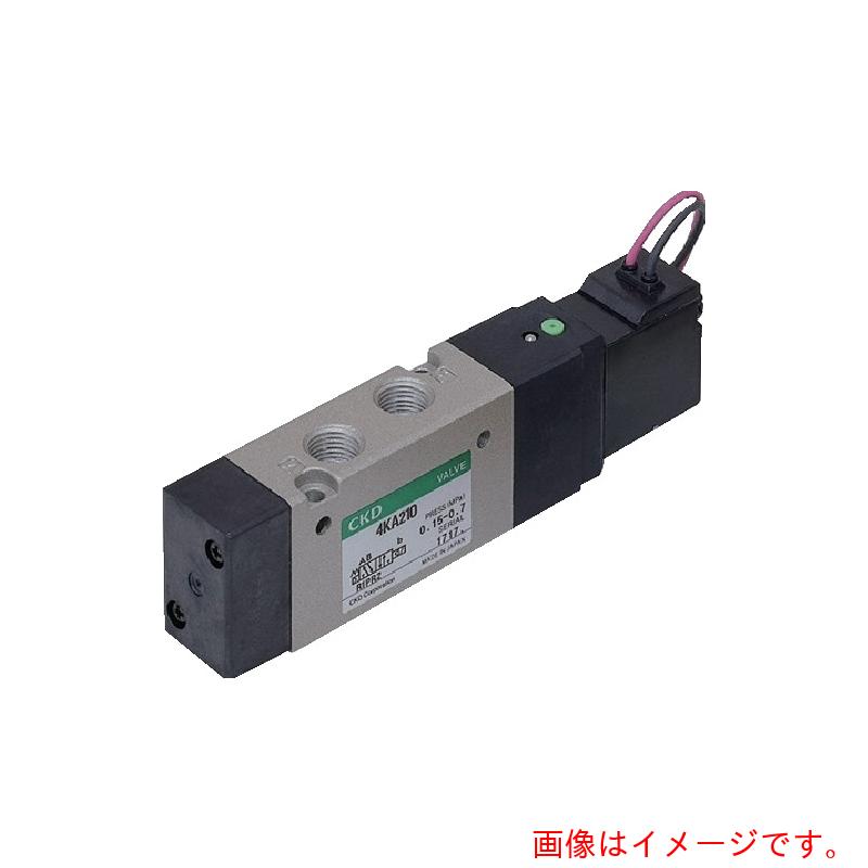 特長 ●シングルソレノイドタイプの5ポート弁です。 ●ダイレクト配管です。 ●摺動部の耐摩耗性と摺動性を向上させ、大幅な寿命アップと応答性の安定化を実現しました。 用途 ●Φ20〜40のシリンダ駆動に 仕様 ●接続口径：M5 ●電源(V)：...