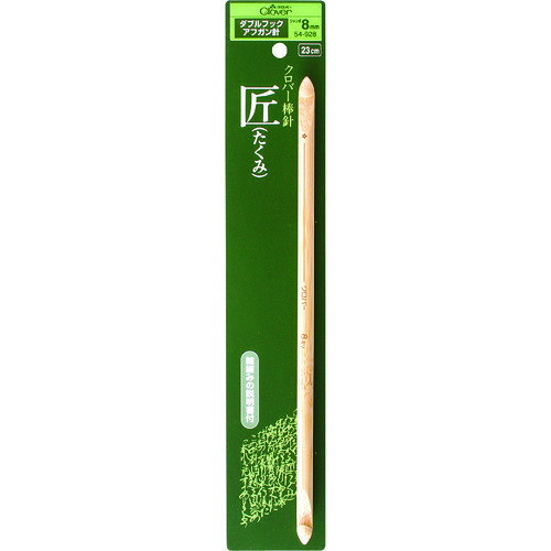 特長 ●2本の糸でかんたん輪編みができます。 仕様 ●Pサイズ(mm)：90×220×13 ●P重さ(g)：25 ●8mm 材質 ●竹 質量・質量単位 ●25.0g 【メーカー名】クロバー（株） 【メーカー品番】54-928
