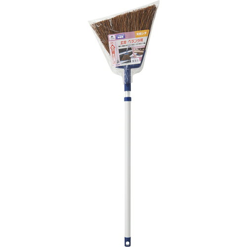 特長 ●天然シダの太い繊維があらゴミ・砂をしっかり 掃き取ります。 ●伸縮柄　87CM〜129CM。 ●ヘッドを外すと手箒にもなります。 用途 ●玄関・ベランダの掃き掃除に。 仕様 ●幅(mm)：230 ●長さ(mm)：870-1290 ●...