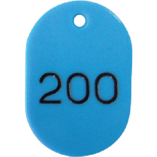 特長 ●カラーが豊富で管理などに便利です。 仕様 ●色：空 ●縦(mm)：60 ●横(mm)：40 ●厚さ(mm)：2.5 ●穴径(mm)：4 ●大サイズ151〜200番の50枚セット 質量・質量単位 ●0.0g 【メーカー名】（株）クラウ...