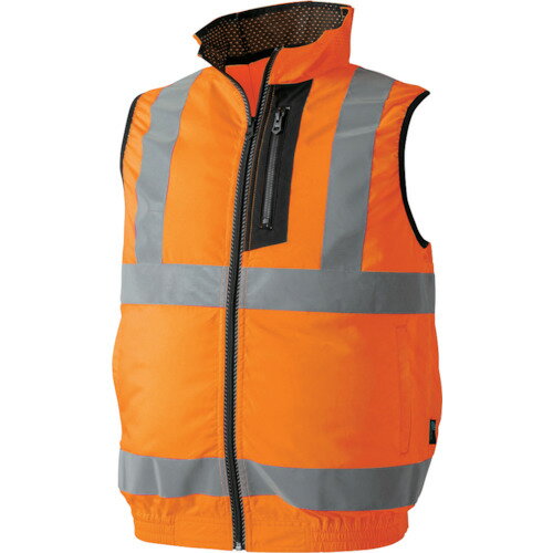 特長 ●JIS　T8127適合の高視認性安全EFウェアです。 ●昼夜問わず視認性を確保し、安全性と快適性が高くなっています。 用途 ●猛暑時や温度の高い現場での熱中症対策として。 仕様 ●色：蛍光オレンジレッド ●サイズ：M ●着丈(cm)...