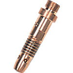 用途 ●TIG溶接用。 仕様 ●品名：TIG溶接コレットボディ ●適合電極径(mm)：1.6 ●TIG溶接　コレットボディ　1.6φ 質量・質量単位 ●15.0g 【メーカー名】（株）ダイヘン 【メーカー品番】H950C13