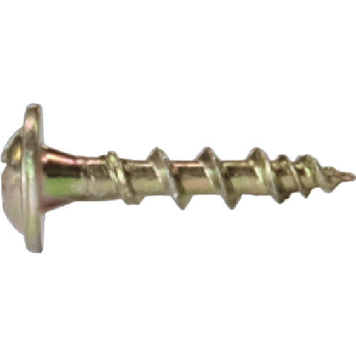 特長 ●各種金具の取付け・押入れ中段、枕棚に使用するビスです。 仕様 ●全長(mm)：20 ●頭部径(mm)：9.5 ●ねじ長さ(mm)：16 ●ねじ径(mm)：3.8 ●箱入 材質 ●本体：鉄 ●表面処理：クロメート 質量・質量単位 ●1...