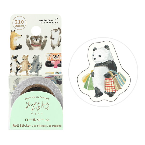 ●ゆるく楽しく日々の記録を彩るシール ●デザイン豊富なロールシール： ノートのデコレーションにおすすめの、使う分だけ切り取れるミシン目入りのロールシールです。ノートアレンジを楽しむときに、気兼ねなくたっぷり使えるのも嬉しいポイントです。 ●...