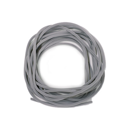 ●網戸張り替えの必需品、網戸枠にネットをとめる為のおさえゴムです。 ●お使いの網戸のゴムを少しはずして、同じか一回り太目のゴムをお選びください。 ●サイズ： 太さ5.5mm×長さ7m ●カラー： グレー ●素材： 塩ビ ※余ったゴムは、自治...