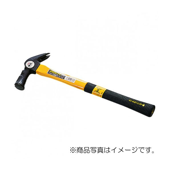 ●グラスファイバー柄マグネット付仮枠鎚！ ●全長： 約390mm ●頭全長： 約127mm ●口径： 27Φ ●全重量： 約570g ●すべり無： 少し打撃面がRになっており打撃痕が残りにくくなっています。 【メーカー名】土牛産業（株） 【...