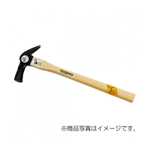 ●木柄マグネット付かりわく鎚 ●長尺タイプ ●全長： 約450mm ●頭全長： 約127mm ●口径： 27Φ ●全重量： 約490g ●すべり止： 釘が滑らないように目切りされています。 【メーカー名】土牛産業（株） 【メーカー品番】01759