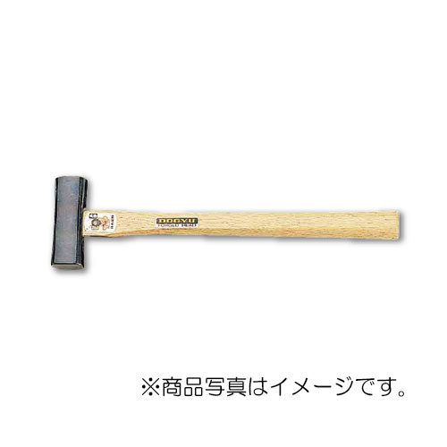 ●木柄両口玄能 ●全長： 約330mm ●頭全長： 約85mm ●口径： 27×23mm ●全重量： 約380g 【メーカー名】土牛産業（株） 【メーカー品番】00308