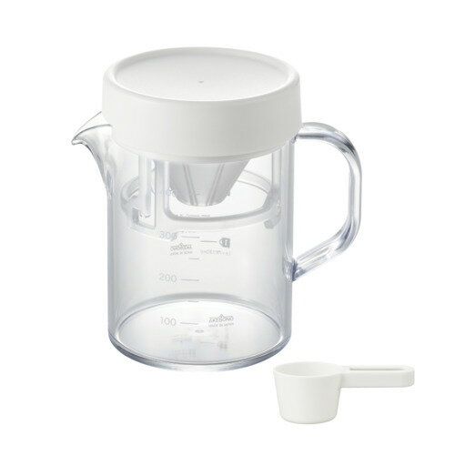 特長 ●ガラスのように透明なのに割れない。 仕様 ●容量(L)：0.47 ●幅(mm)：132 ●奥行(mm)：90 ●高さ(mm)：126 ●色：ホワイト 材質 ●本体：飽和ポリエステル樹脂 質量・質量単位 ●188.0g 【メーカー名】...