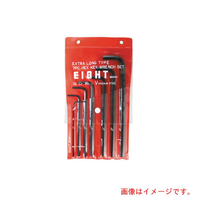 特長 ●ISO・JIS規格を上回るよう、設計・製作されている「プロ向け」の製品です。 用途 ●六角穴付ボルト類の締結用に。 仕様 ●セット内容(本)：7 ●セット内容(inch)：1/8・5/32・3/16・7/32・1/4・5/16・3/...