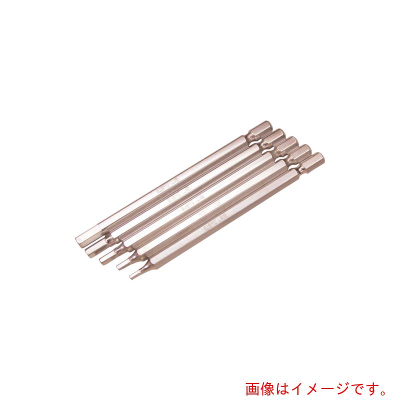特長 ●ISO・JIS規格を上回るよう、設計・製作されている「プロ向け」の製品です。 用途 ●六角穴付ボルト類の締結用。 仕様 ●対辺(mm)：3 ●全長(mm)：110 ●シャンク径(mm)：6.35 ●溝位置(mm)：13 材質 ●ビッ...