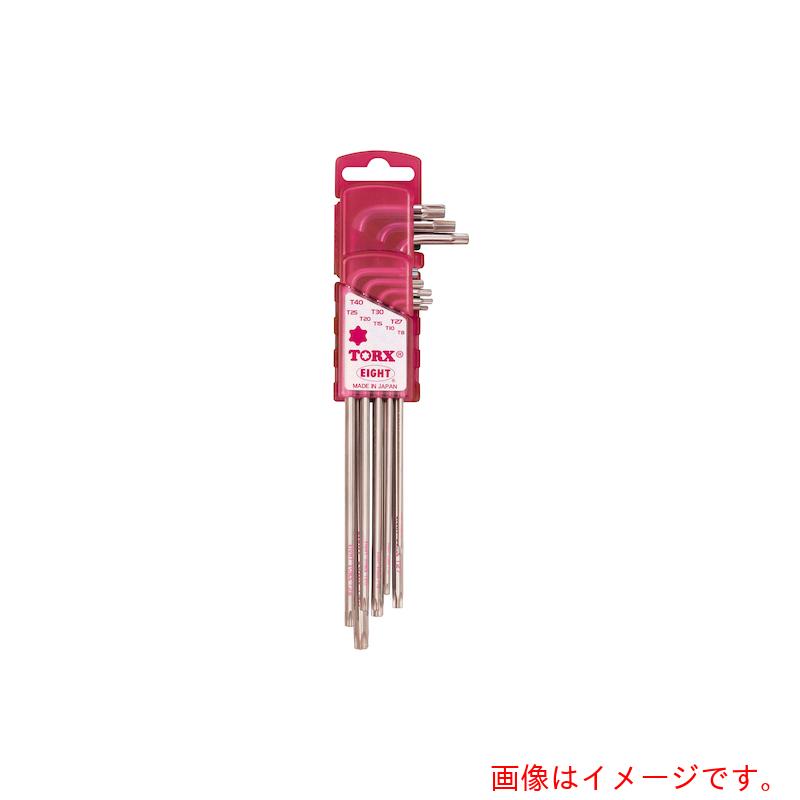 特長 ●トルクス正式ライセンス商品です。 用途 ●トルクスネジの締結及び緩め作業。 仕様 ●セット内容(本)：8 ●セット内容(点)：8 ●TORX正式ライセンス商品 材質 ●エイトオリジナル特殊合金鋼SNCM+V 質量・質量単位 ●204...
