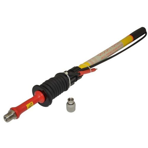 特長 ●清浄な塗膜だけでなく、湿った塗膜や汚れた塗膜、半導電性の塗膜の検査にも適しています。 用途 ●直流高電圧放電式で、非金属の塗膜のくぼみ、孔、傷などを探知します。 ●プローブ継手、500mm 質量・質量単位 ●247.0g 【メーカー...