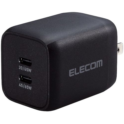 特長 ●USB Type-C(TM)(USB-C(TM))ポートを2ポート搭載し対応するスマートフォン、タブレット、ノートパソコンなどを充電できる、GaN(窒化ガリウム)を採用し小型で軽量なUSB AC充電器です。 ●※USB Power ...