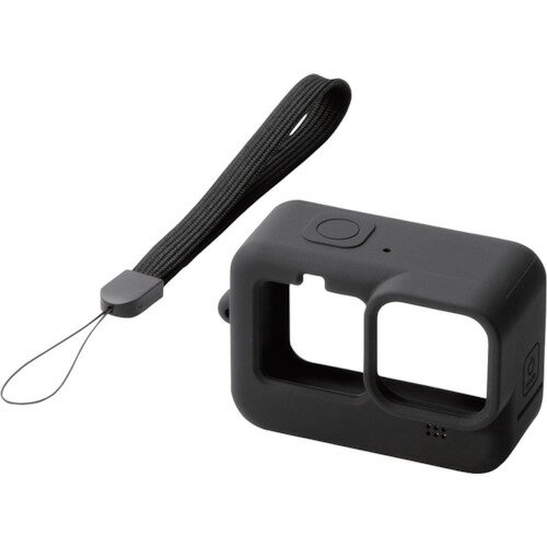 特長 ●弾力性のあるシリコンでアクションカメラを傷や汚れ、衝撃から守るGoPro HERO9 Black用シリコンケースです。 仕様 ●色：ブラック ●適合機種：GoPro HERO9 Black 材質 ●ケース本体：シリコン ●ハンドスト...