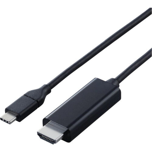 特長 ●HDMI(R)ポート搭載のディスプレイなどに映像を出力できる変換ケーブルです。 ●USB Type-C(TM)ポート搭載パソコンなどの映像信号を、HDMIポート搭載ディスプレイなどに映像を出力することができ、画面複製と画面拡張に対応...