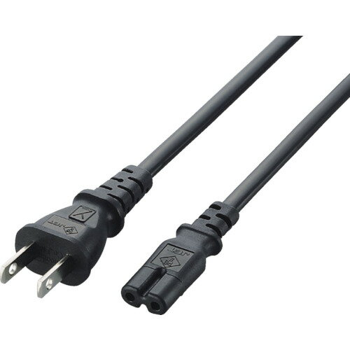 特長 ●2Pコネクタを持つACアダプタとコンセントを接続するケーブルです。 ●ストレートタイプの2Pコネクタを採用しています。 ●ACケーブルの交換用、あるいは予備にもう1本持っておきたい人に最適です。 仕様 ●ケーブル長(m)：2 ●コー...