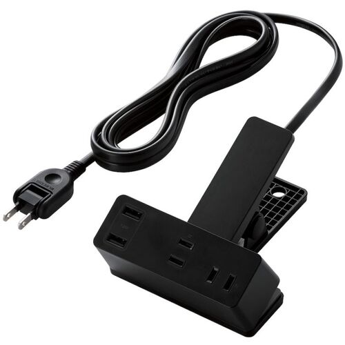 特長 ●机などに挟んで使えるクリップ機構を搭載した、USB-Aポート付きの電源タップです。 ●常に挟んだままでの使用だけでなく、タップを常設できないダイニングテーブルなどに一時的に電源を設置できます。 ●ホットプレートなどの調理機器の利用や...