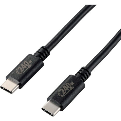特長 ●USB Type-C(TM)を搭載している機器同士を接続し、充電やデータ転送ができるUSB2.0ケーブルです。 用途 ●ケーブル両端にUSB Type-C(TM)端子を搭載し、最大240WのUSB Power Delivery EP...
