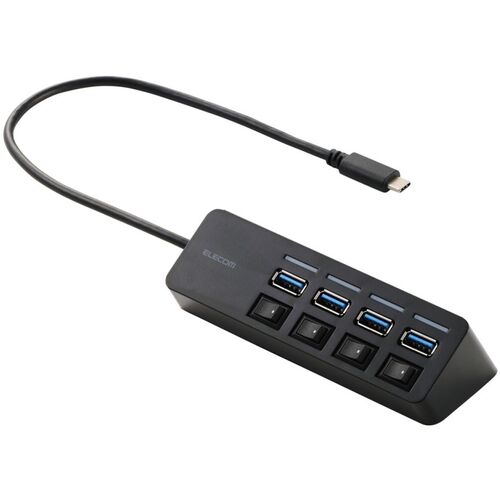 特長 ●USB-Aポート×4を搭載しています。 ●マウスやキーボード、USBメモリなどをこの1台にまとめて接続できます。 ●手軽に電源を切り替えられる個別スイッチ、電源ON/OFFがひと目で分かる個別アクセスランプを搭載した4ポートUSB2...