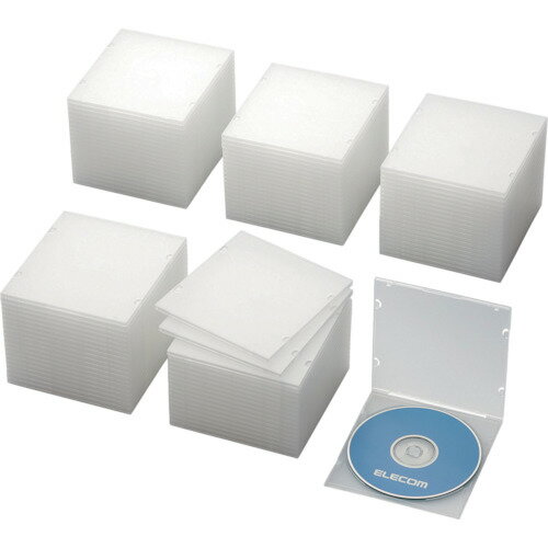 特長 ●割れに強いしなやかなPP素材を採用したBlu-ray／DVD／CDケースです。 ●厚さ約5mmのスリムタイプなので、同じスペースでも標準タイプに比べて多くの枚数を収納可能です。 ●ケース1枚に付きディスクを1枚収納可能です。 ●ケー...